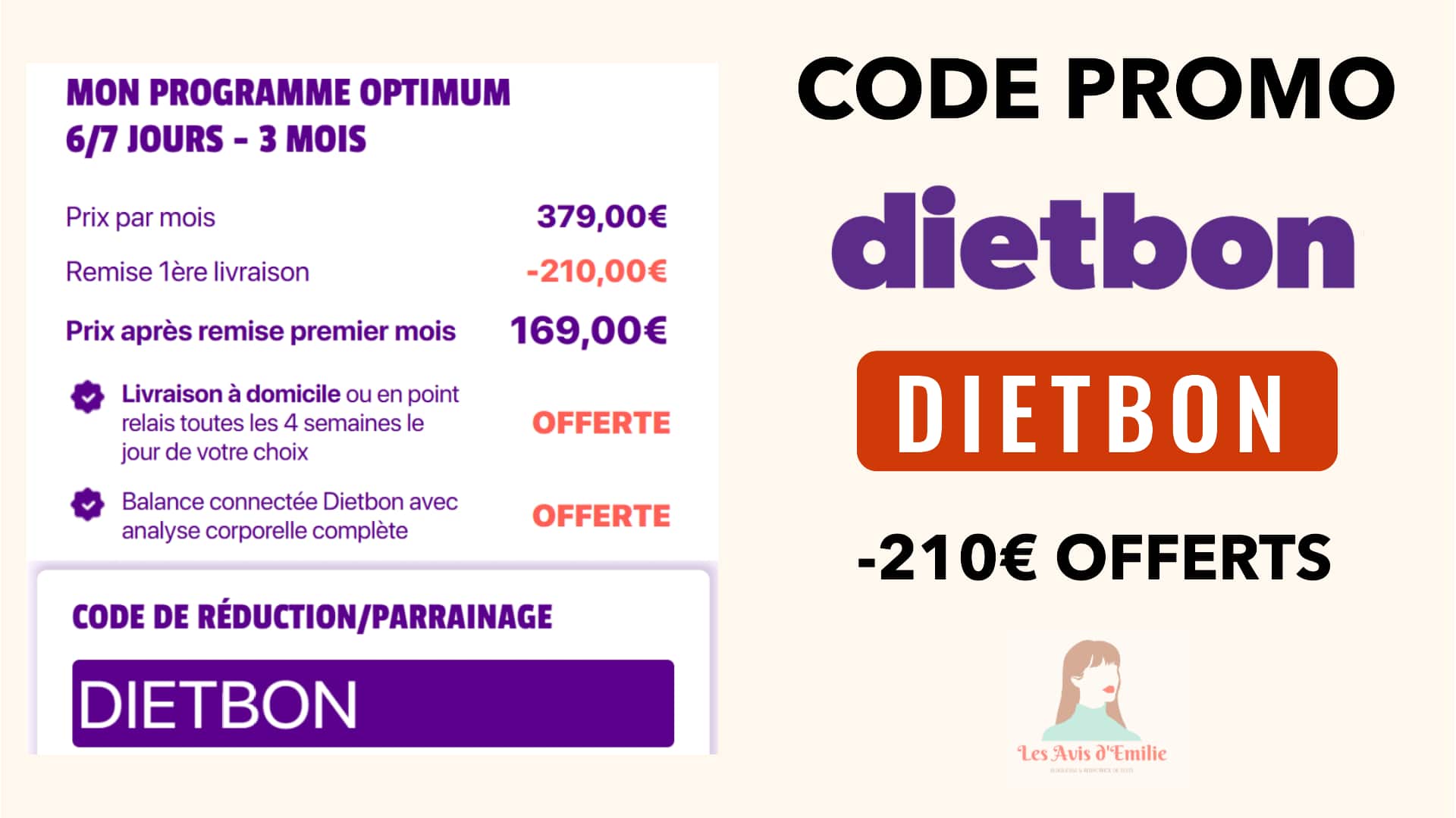 Mon avis sur Dietbon avec test et analyse nutritionnelle complète