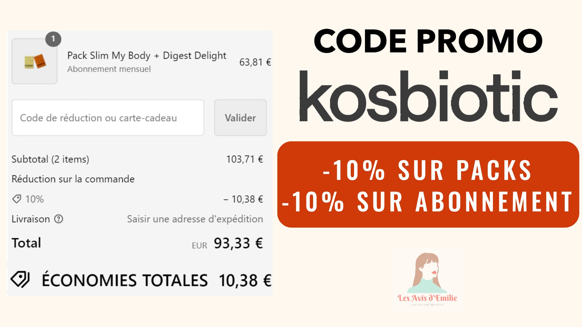 Kosbiotic Code Promo : 10% de réduction offert + 10% supplémentaire
