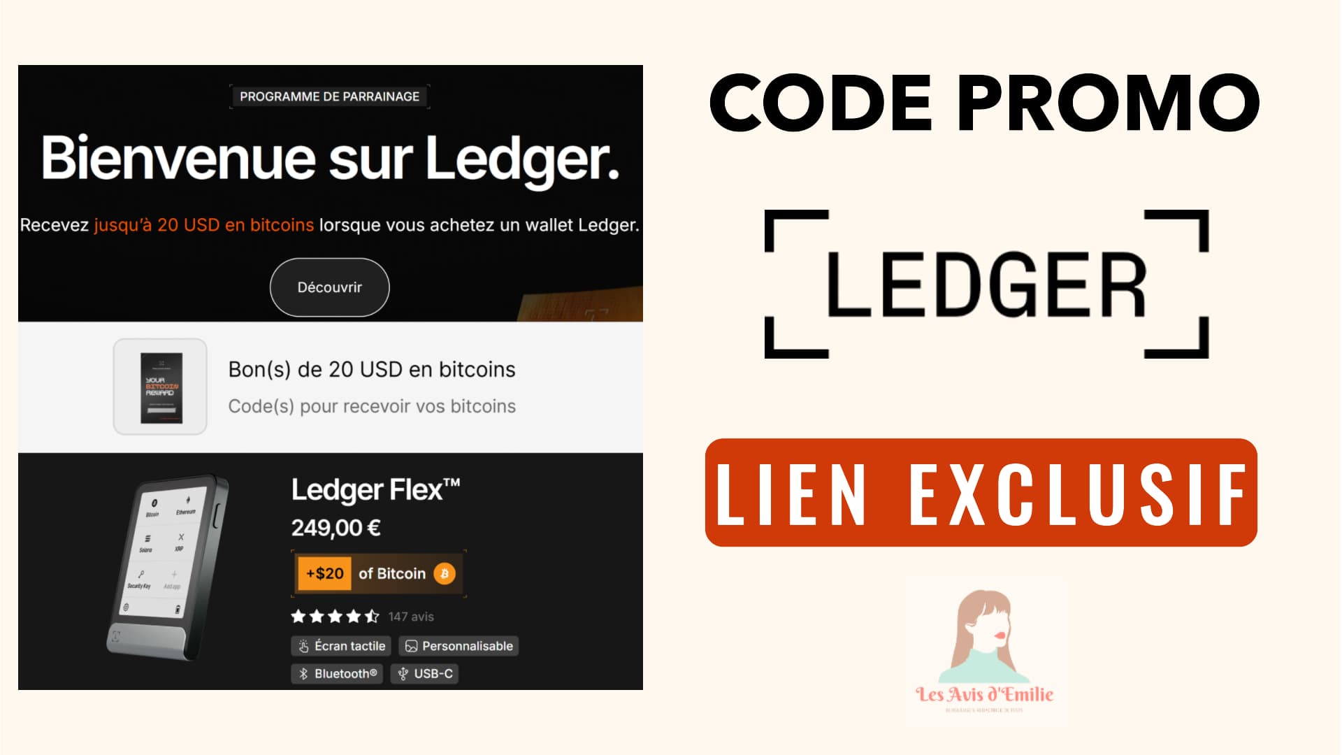 Code Promo Ledger : 20€ Offerts en décembre 2025 | Code Exclusif
