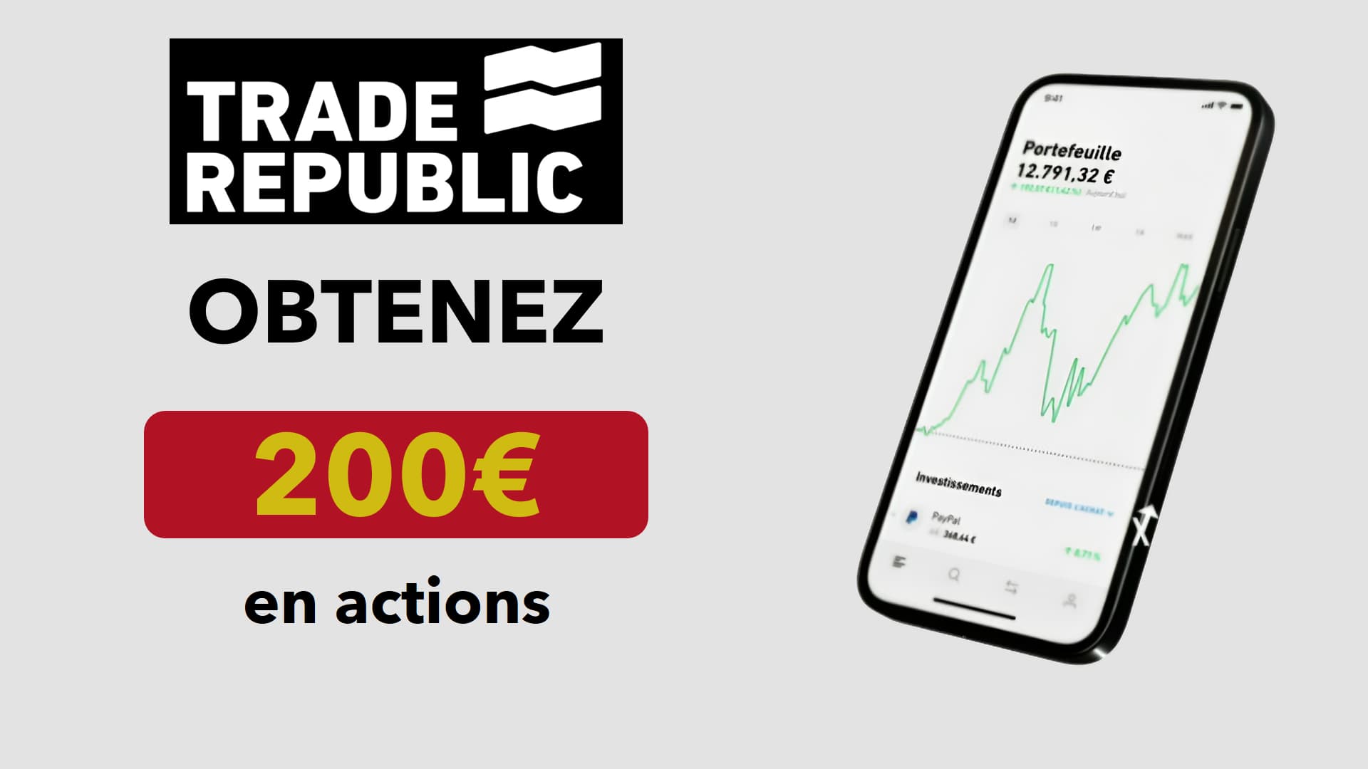 Code Parrainage Trade Republic octobre 2025 : Obtenez 200€ de prime de bienvenue