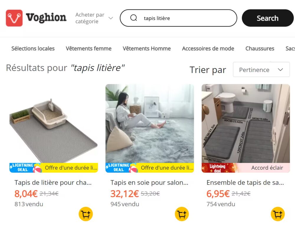 Mon Avis sur Voghion après plusieurs achats : fiable ? Revue complète